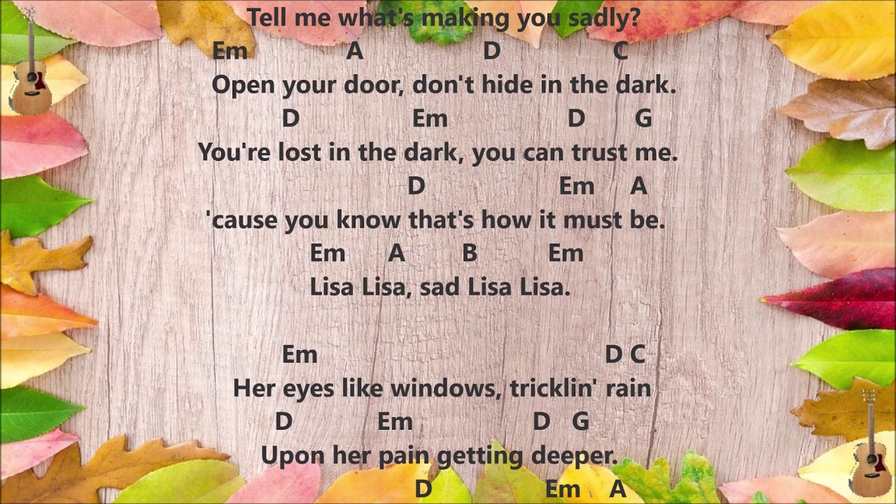 Sad Lisa Cat Stevens cover 2 - YouTube