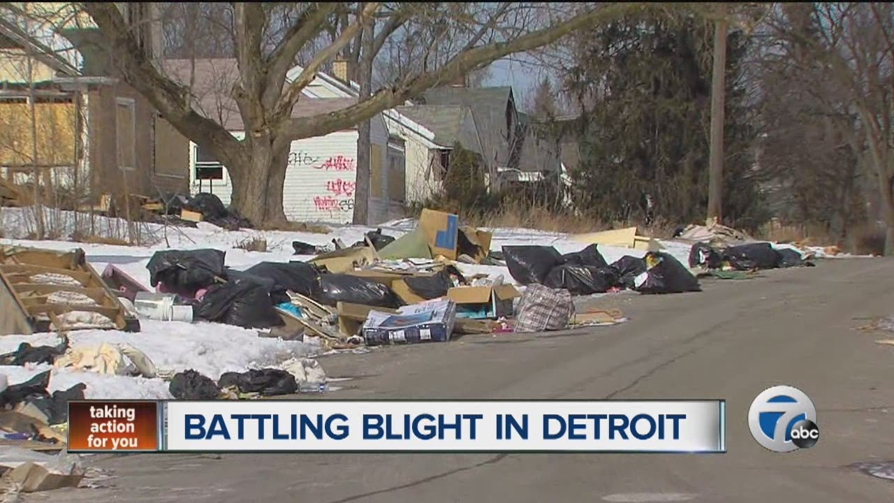 Battling blight in Detroit - YouTube
