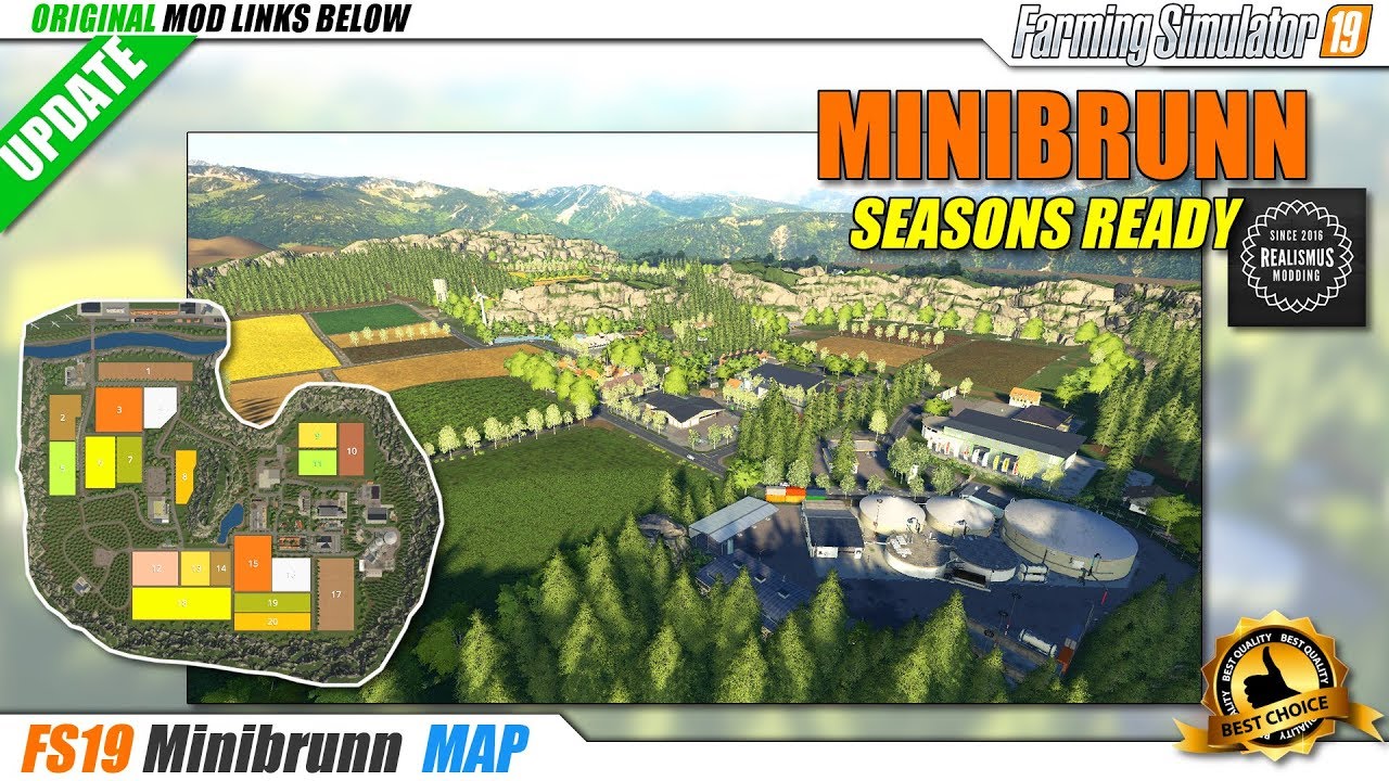 FS19 | Minibrunn MAP - review - YouTube