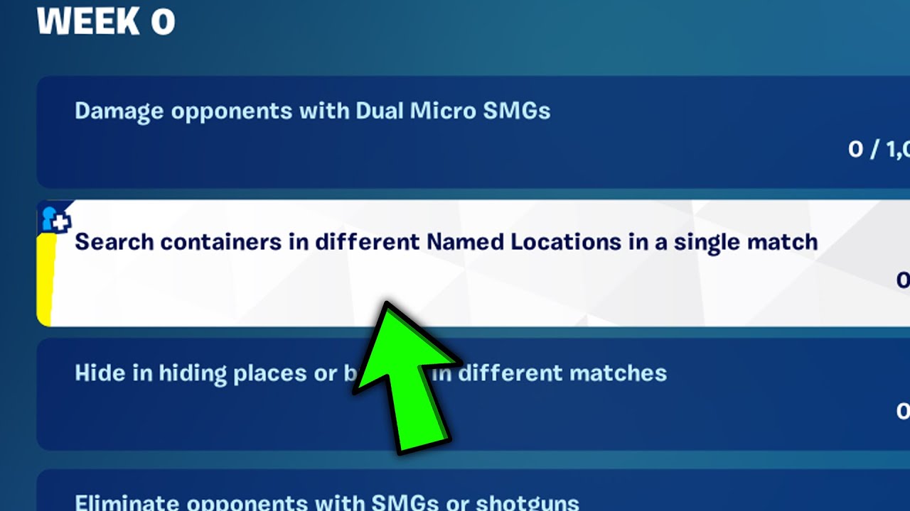 Search containers in different Named Locations in a single match - YouTube