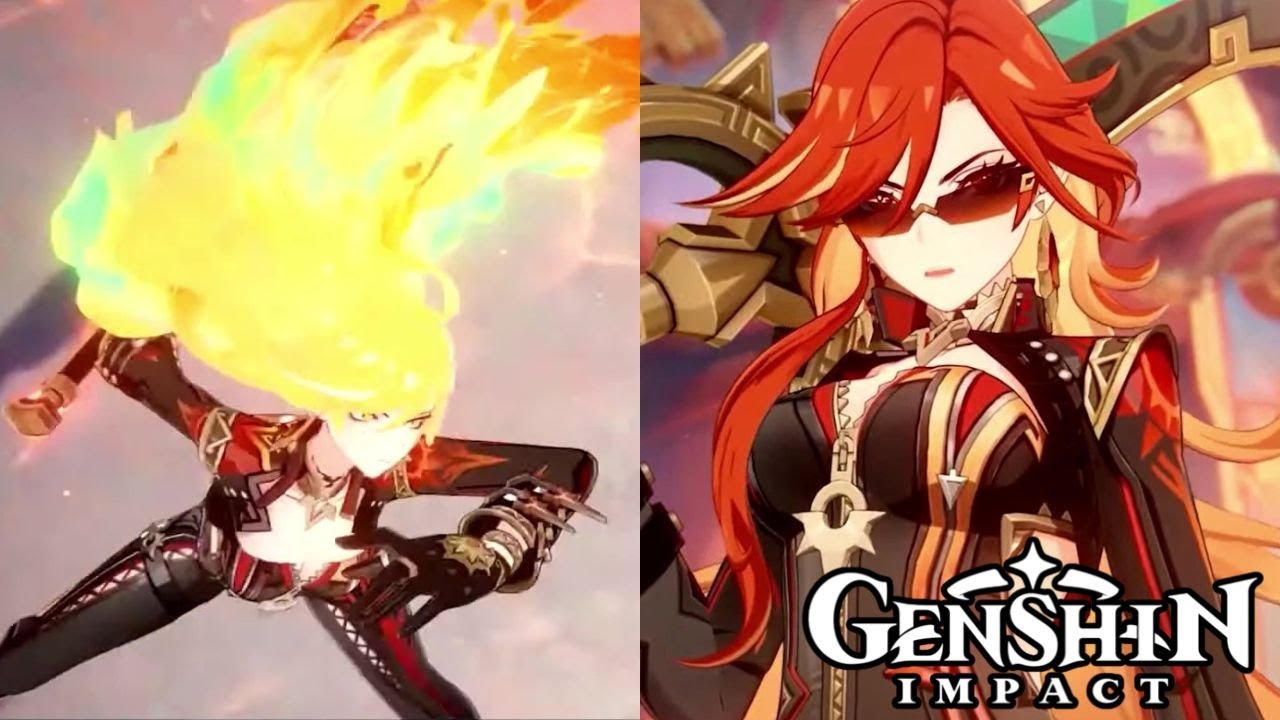 Mavuika Hair Turns to Flames Genshin Impact | Flowers Resplendent on ...