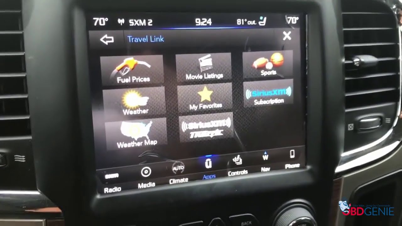 Chrysler Dodge Jeep Sirius Travel Link Programmer C-STL - YouTube