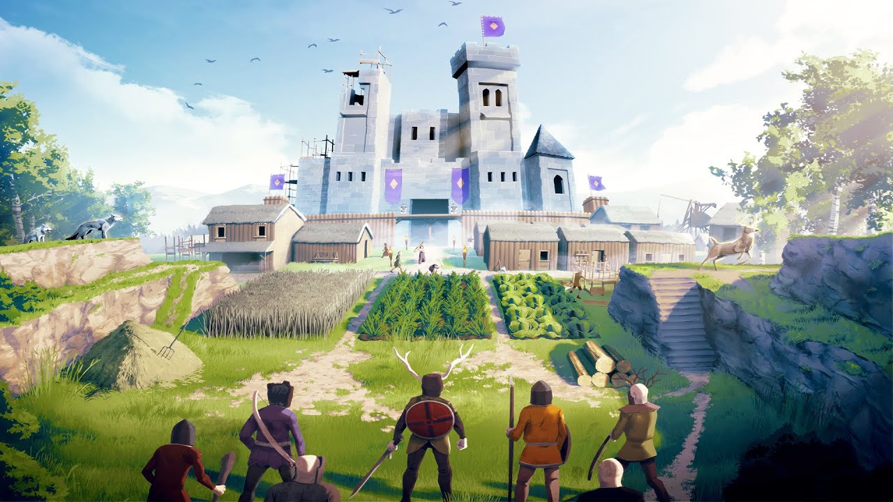 FORTRESS BUILDING IN Going Medieval | NEW Medieval Kingdom City Builder ...