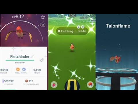 SHINY FLETCHLING IN POKEMON GO - YouTube