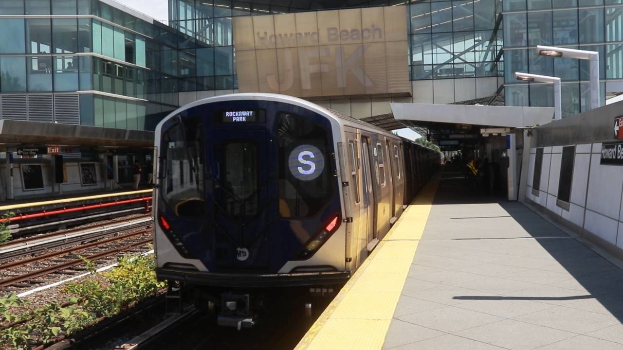 NYCT Subway: R211A Rockaway Park (S)huttle Train Action (+ R46 / R179 ...