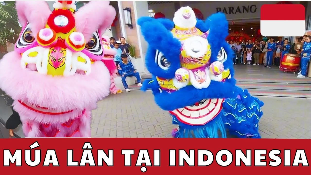 Khoa Vlog P37 - Cuộc Sống Nông Thôn Indo - Múa Lân Tại Indonesia Củng ...