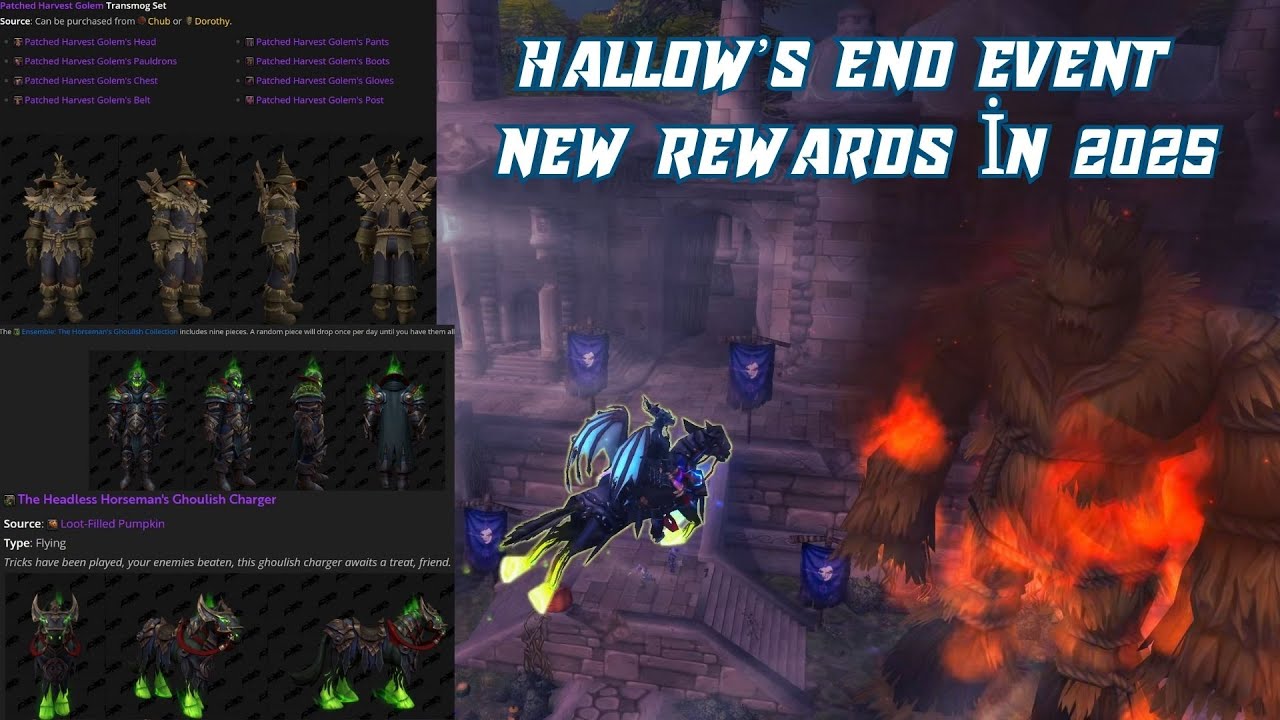 Hallow’s End Event New Rewards in 2025 - The Headless Horseman's ...