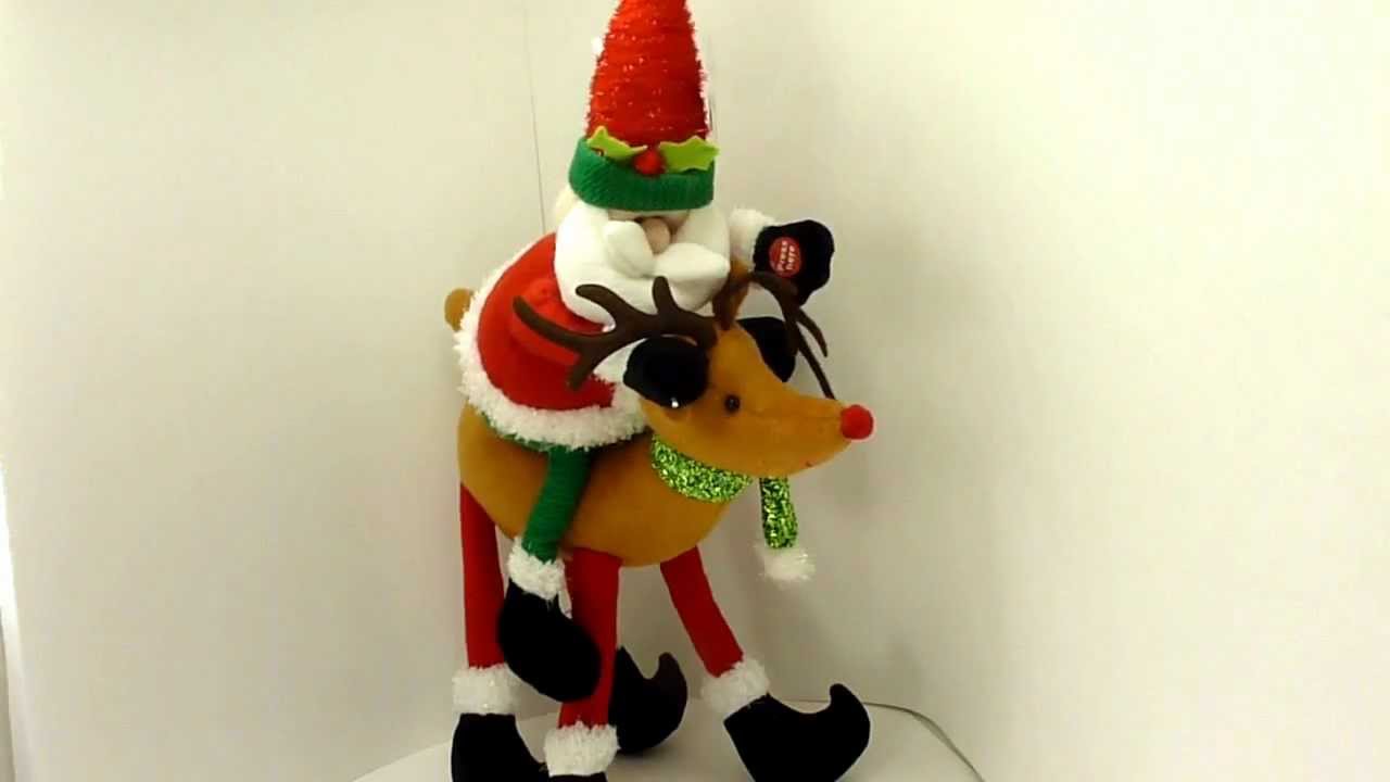 Santa Riding Rudolph - YouTube