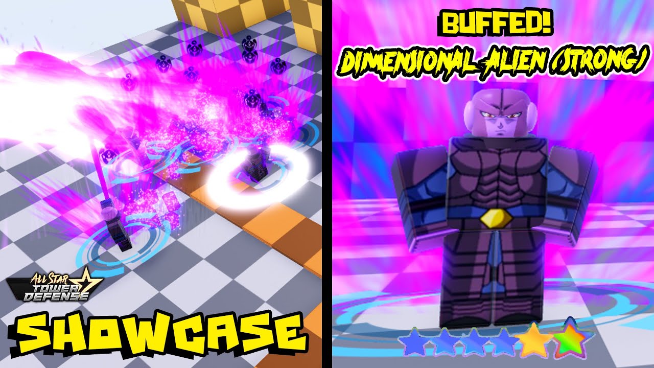 [BUFFED] LVL 175 DIMENSIONAL ALIEN (STRONG) 6⭐UNIT SHOWCASE - ALL STAR ...