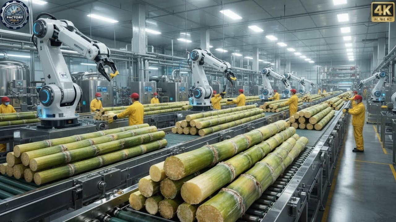 What's REALLY Happening Inside a Modern Sugar Factory | From Field to ...