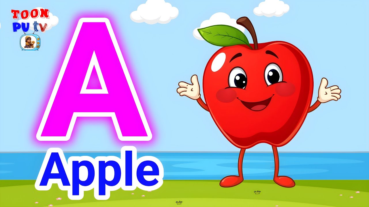 ABC Kid's Song, Phonics Song, A for Apple | 123 Numbers, Shapes ...
