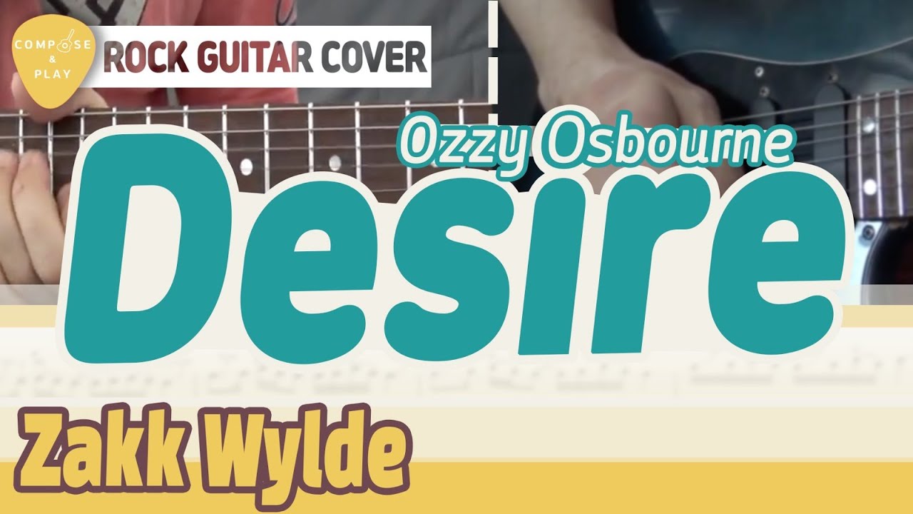 How To Play Desire Guitar Solo(Zakk Wylde, with TAB) - YouTube