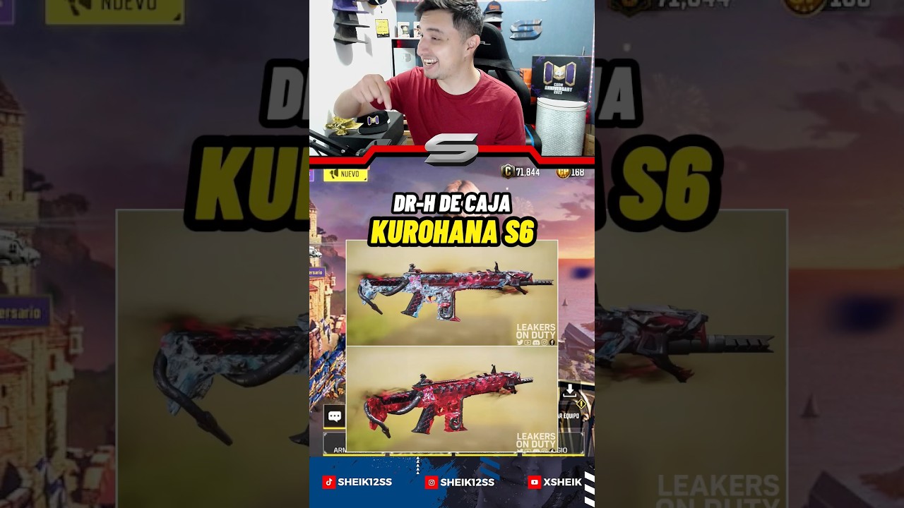 🔥DR-H KUROHANA!! Así es la LEGENDARIA GRATIS de CODM S6 RANKED #youtubeshorts #shorts #codm ...