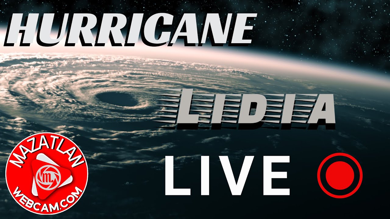 🔴🅻🅸🆅🅴 Hurricane Tracker - Lidia Tropical Storm OCT 10 at 8AM LIVE from ...