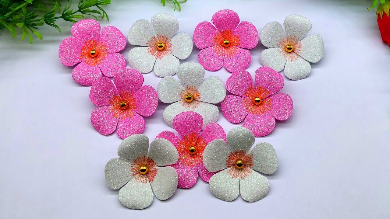 Beautiful Mini Flower Making at Home - How to Make Flower - Home ...