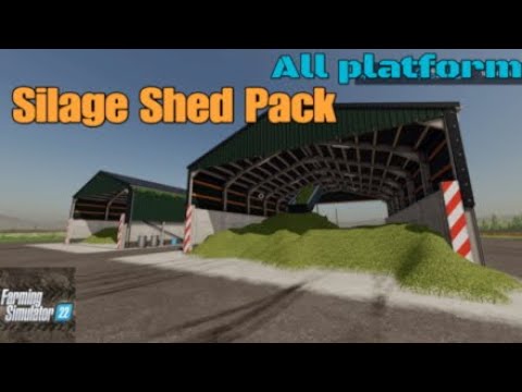 Silage Shed Pack / New mod for all platforms on FS22 - YouTube