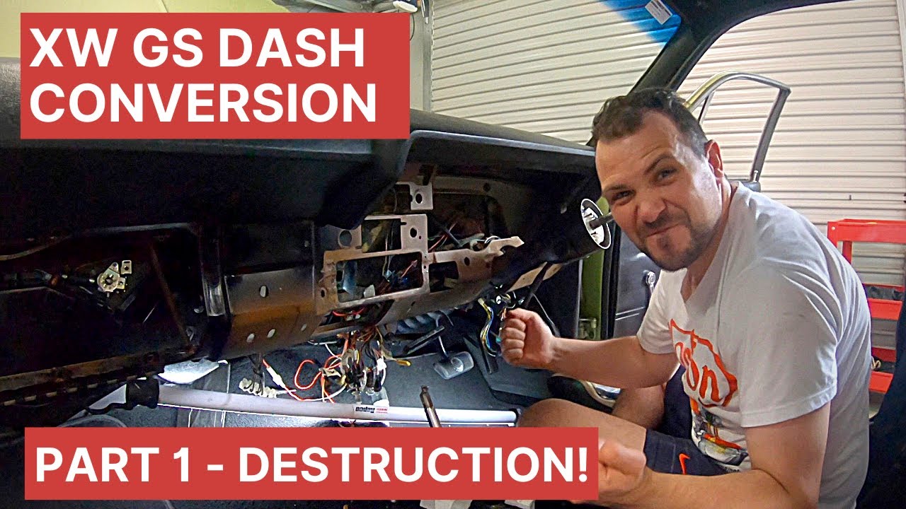 Ford XW GS Dash Conversion | Part 1 - Disassembly - YouTube