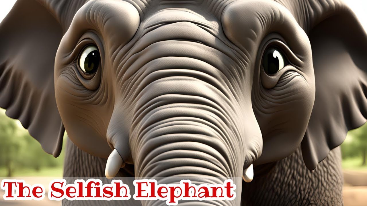 The Selfish Elephant | Animated English Moral Story | Bedtime Stories ...