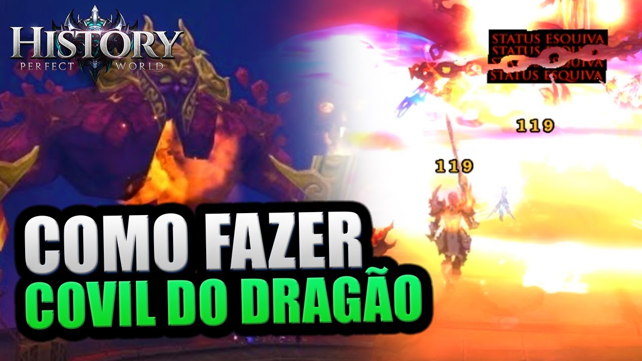 COMO FAZER O COVIL DO DRAGÃO - PERFECT WORLD HISTORY - YouTube