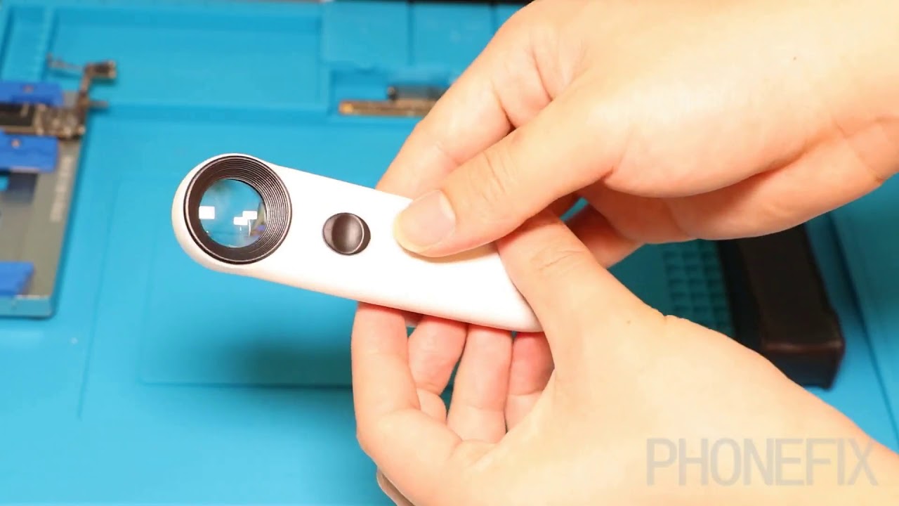 Mini Microscope Hand-Held 40 Times HD Magnifying Glass Repair Tools ...