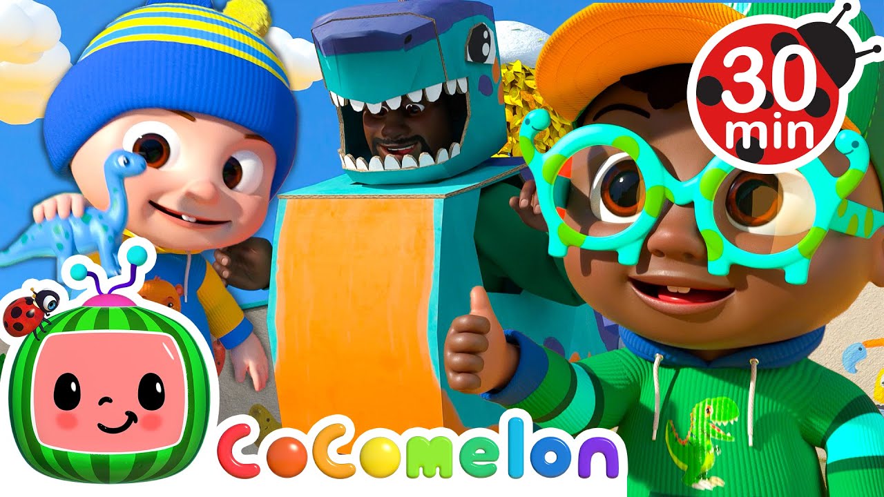 Dinosaur Halloween Dressup Day | Cody & JJ! It's Play Time! CoComelon ...