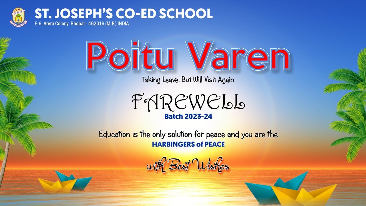 Farewell (Class XII) Batch 2023-24 - YouTube