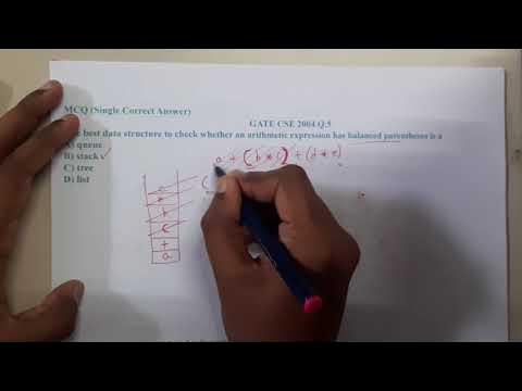 GATE CSE 2004 Q 5 || Stacks and Queues || Data Structure || GATE Insights Version: CSE - YouTube