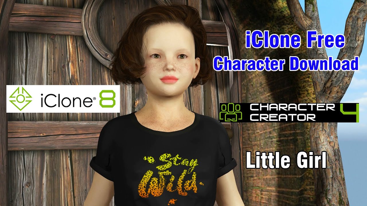 iClone Free Character Download ( Little Girl ) - YouTube