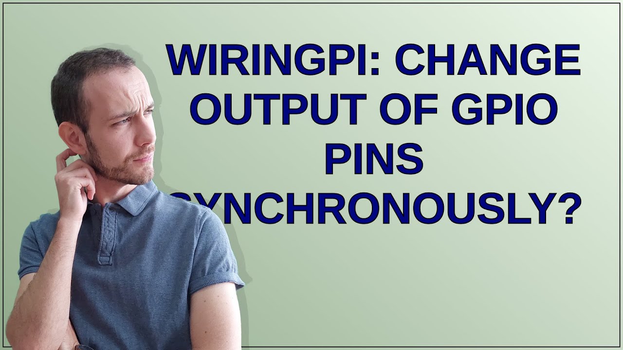 Raspberrypi: WiringPi: change output of GPIO pins synchronously? - YouTube