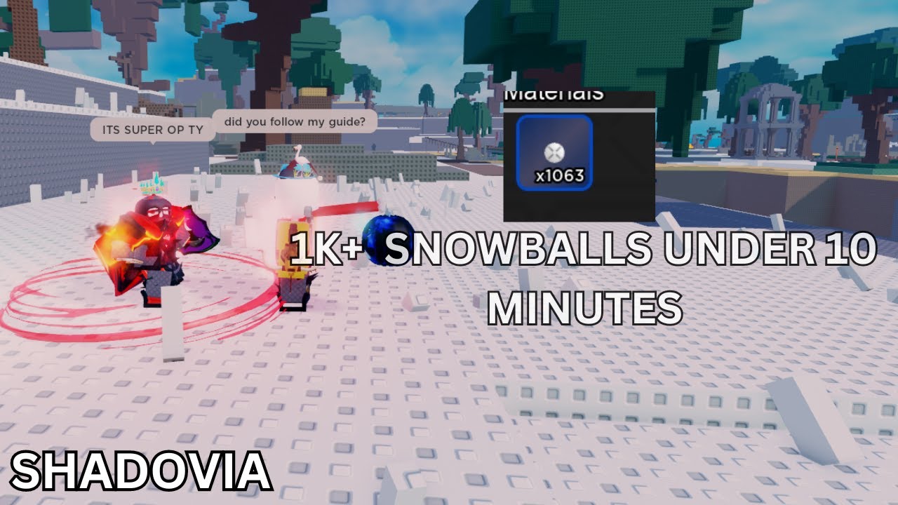 The best snowball strat in shadovia! (UPDATED 1K+ UNDER 10 MINUTES ...