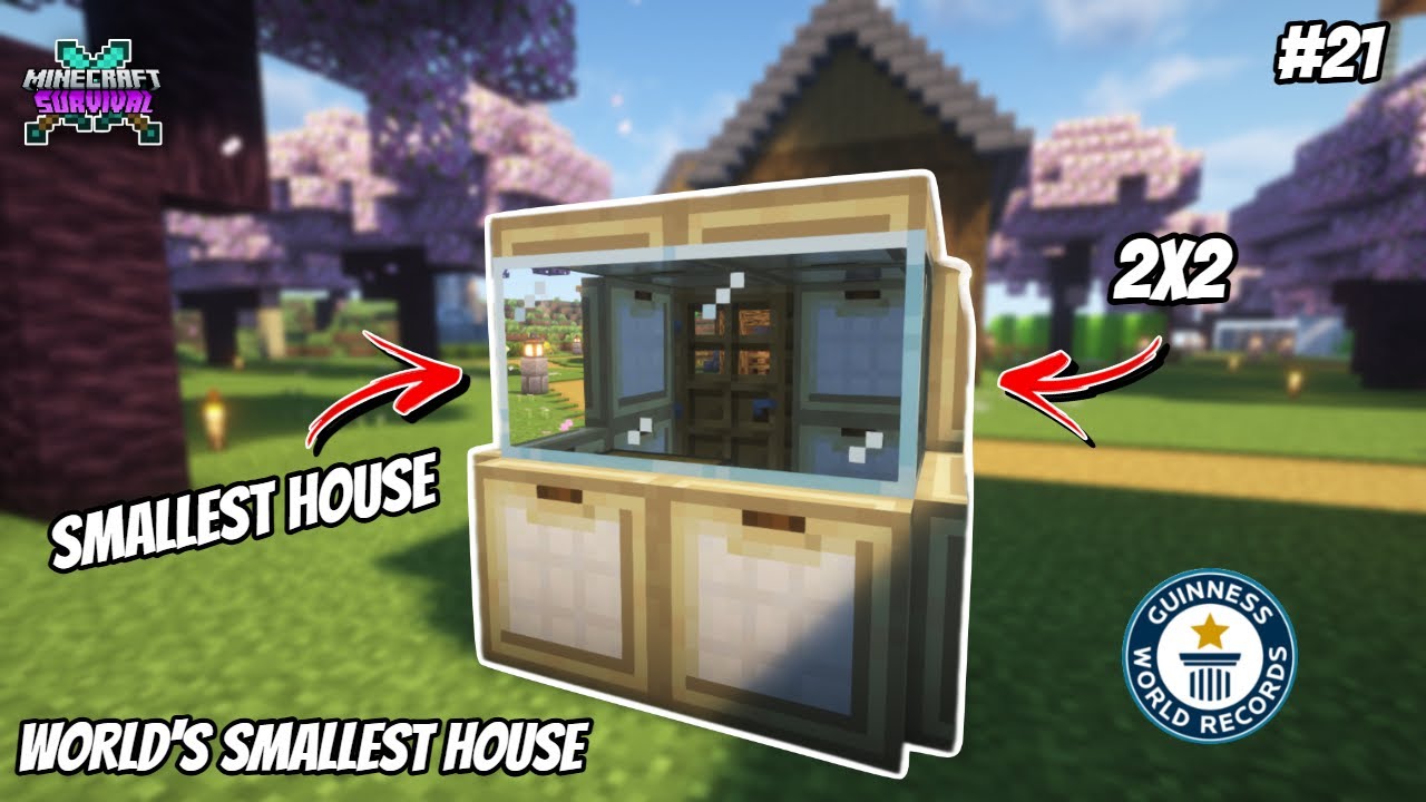 I BULID WORLD'S SMALLEST HOUSE IN MINECRAFT | MINECRAFT GAMEPLAY #21 ...