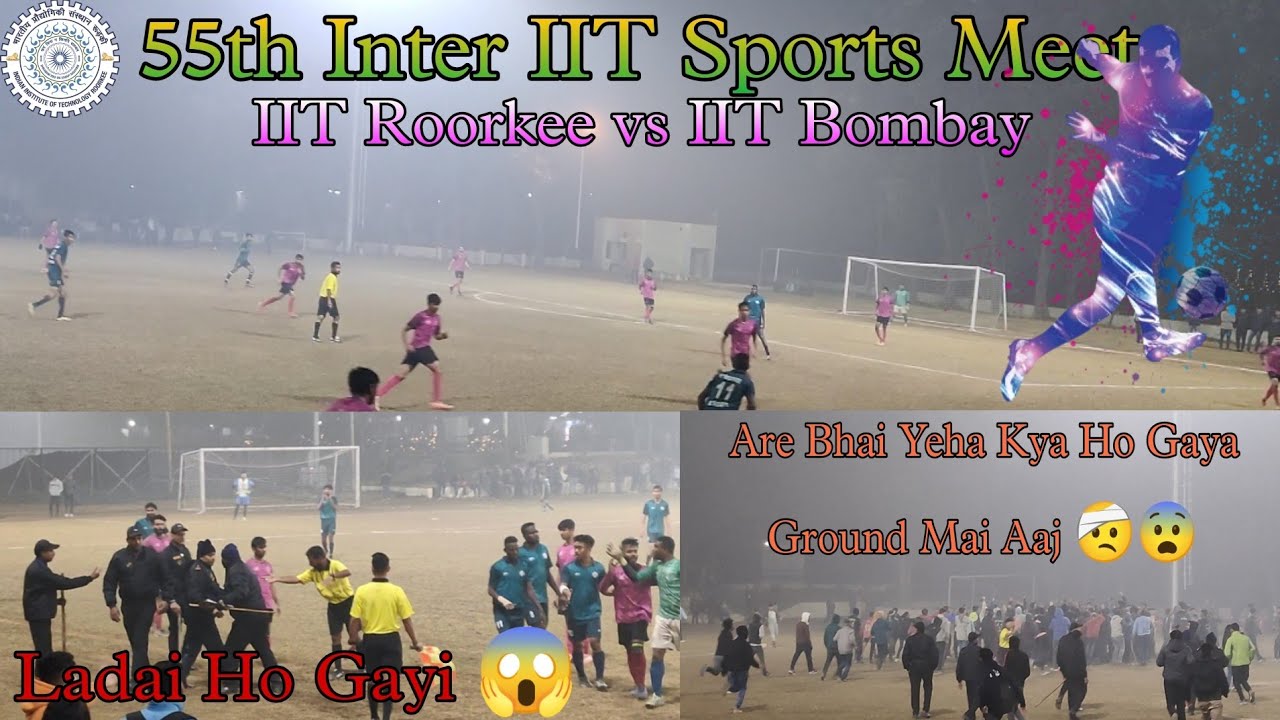 Full Video : Quarter-Final Football ⚽ Match | IIT Roorkee vs IIT Bombay ...