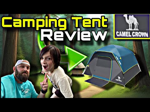 Camel Crown 4 Person waterproof Camping Tent Review - YouTube