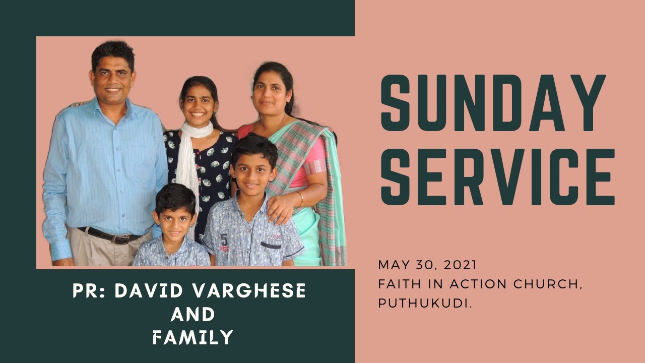 | Sunday Service | Pr: David Varghese and Family | English Preaching ...