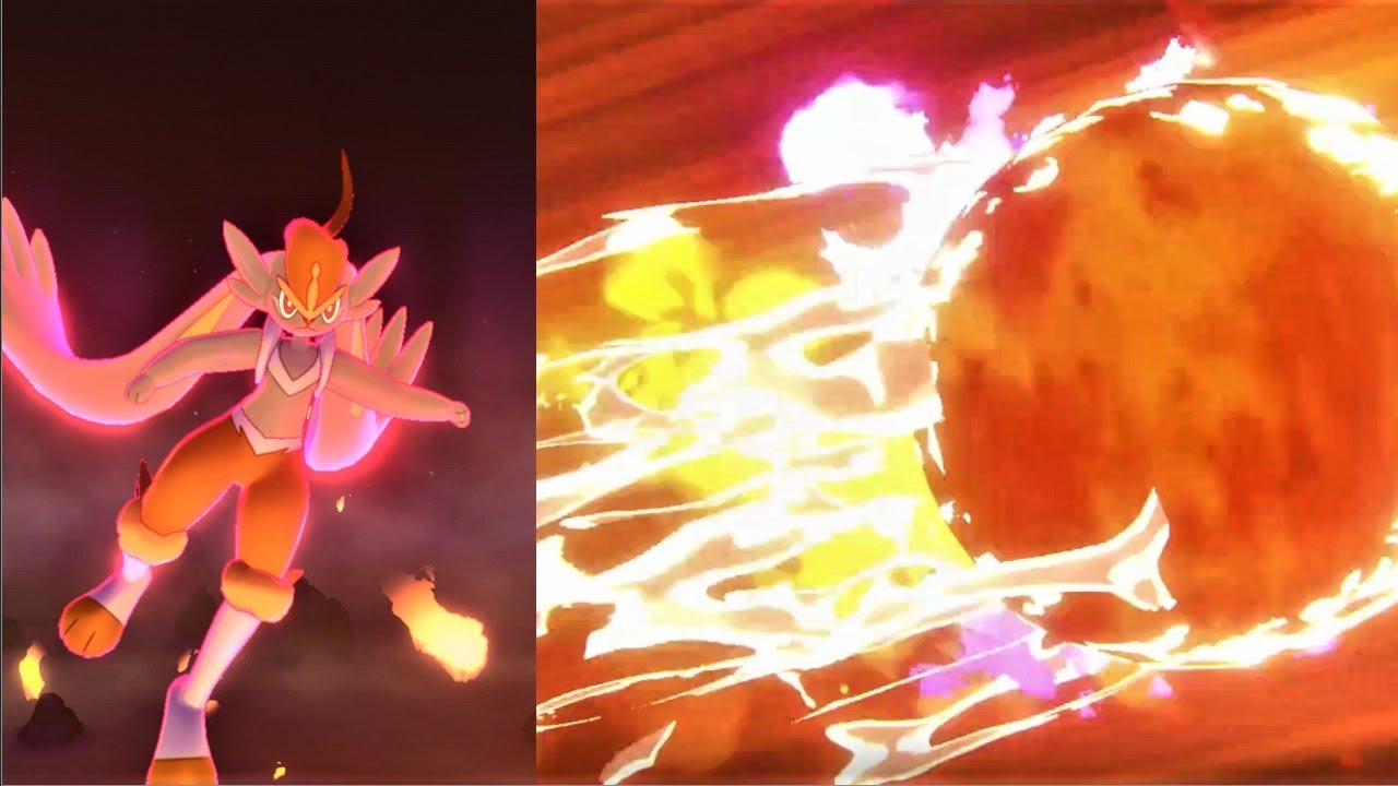 G-Max Cinderace G-Max Fireball Move | Pokemon Sword and Shield - YouTube