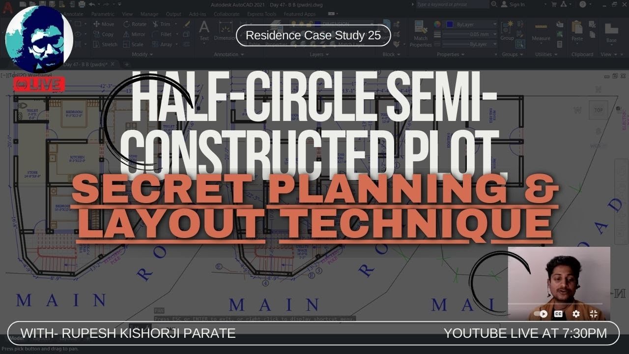 Half-circle Semi-constructed Plot, Secret Planning & Layout Technique ...