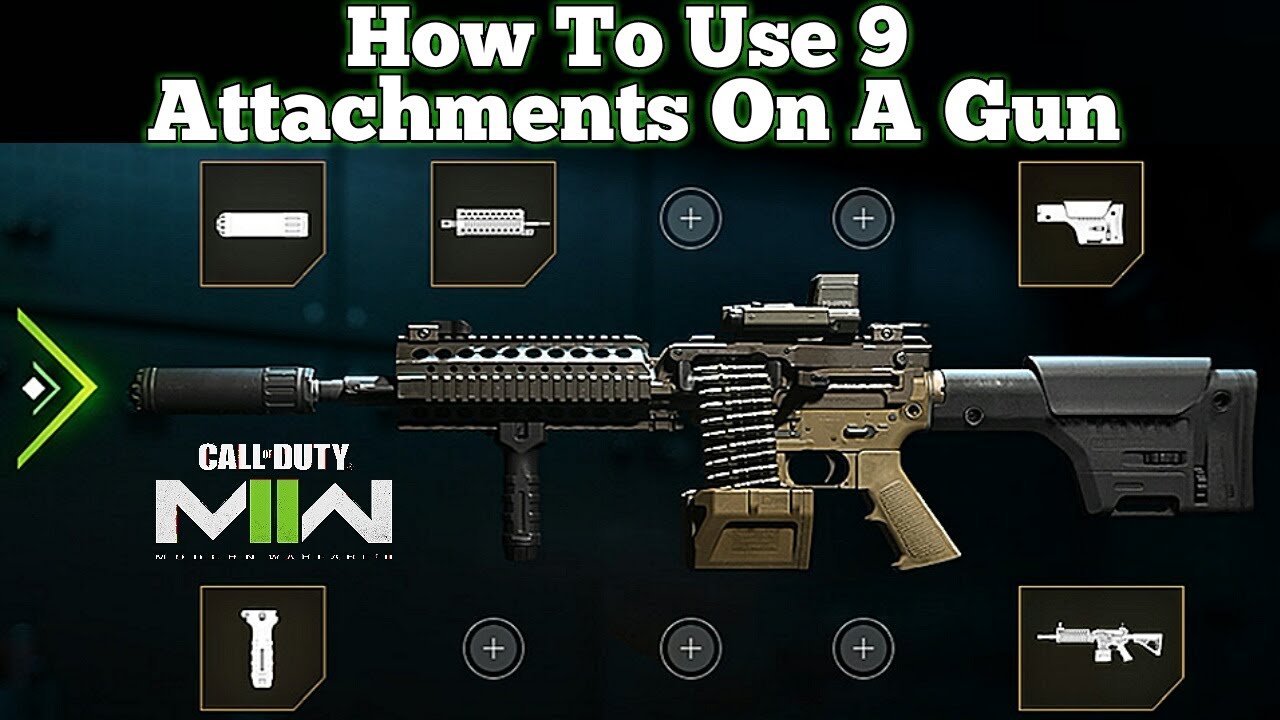 How To Use 9 Attachments On A Gun In Modern Warfare 2 (New MW2 ...