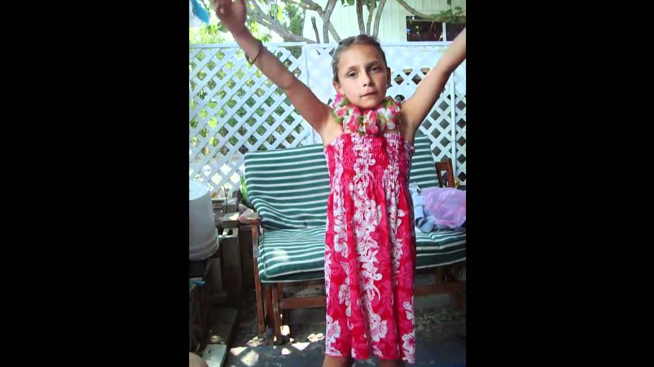 Lil' Amber Hula - YouTube