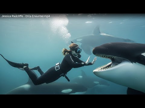 jessica and dolphin. jessica is no more