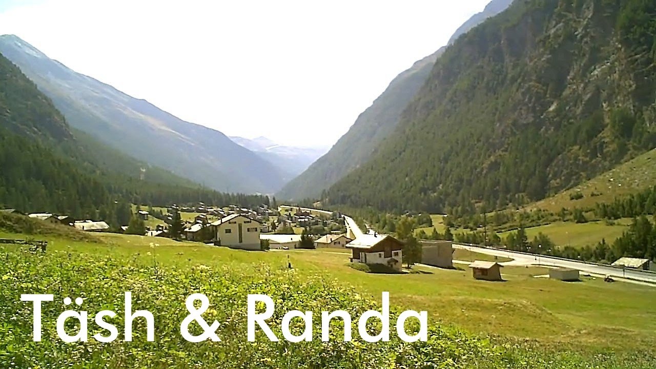 SWITZERLAND: Villages near Zermatt - Täsch & Randa - YouTube