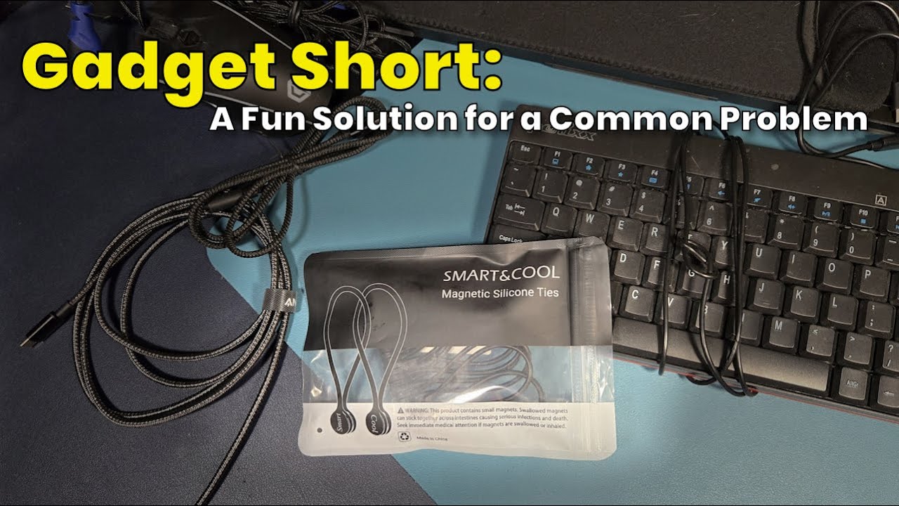 Gadget Short: Smart & Cool Magnetic Silicone Ties - YouTube
