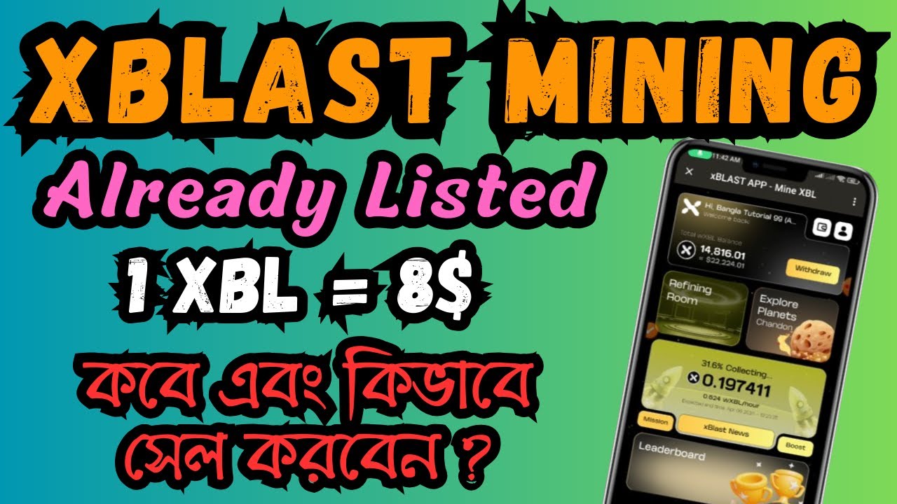 Xblast Mining New Update | XBL Token Listed On Uniswap | WXBL to XBL ...