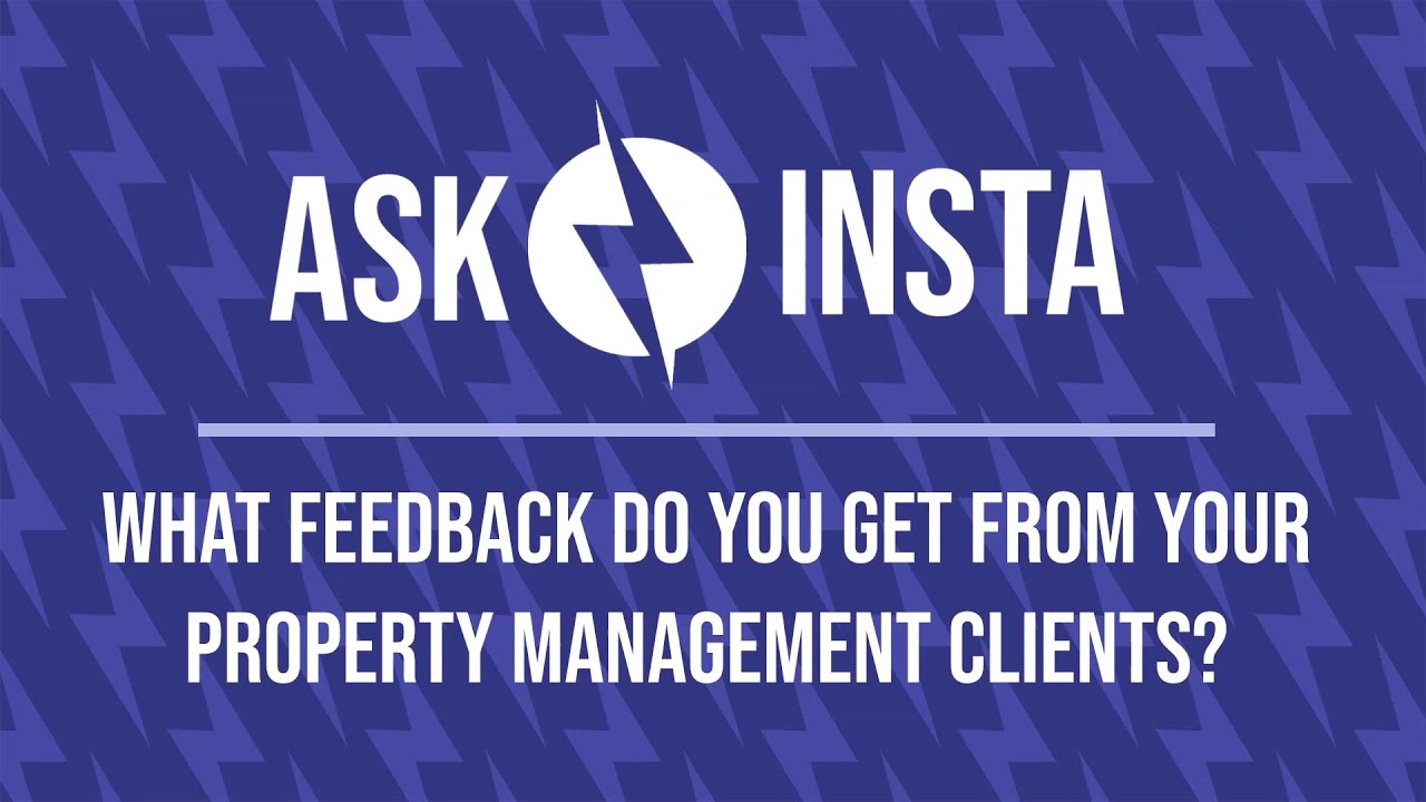 What feedback do you get from your property management clients? - YouTube