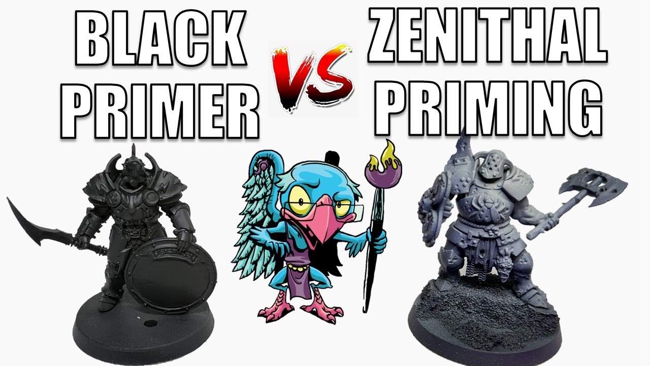 Black vs Zenithal Priming - HC 341 - YouTube