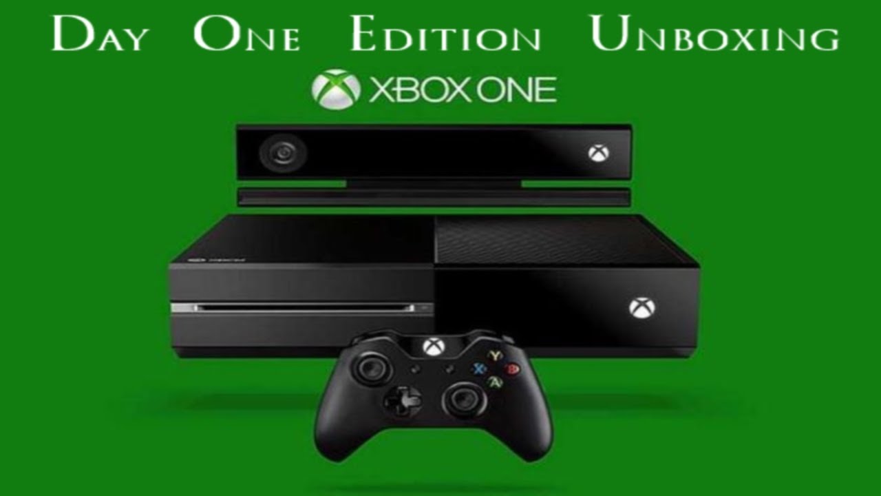 Xbox One - Unboxing - Day One Edition | CenterStrain01 - YouTube