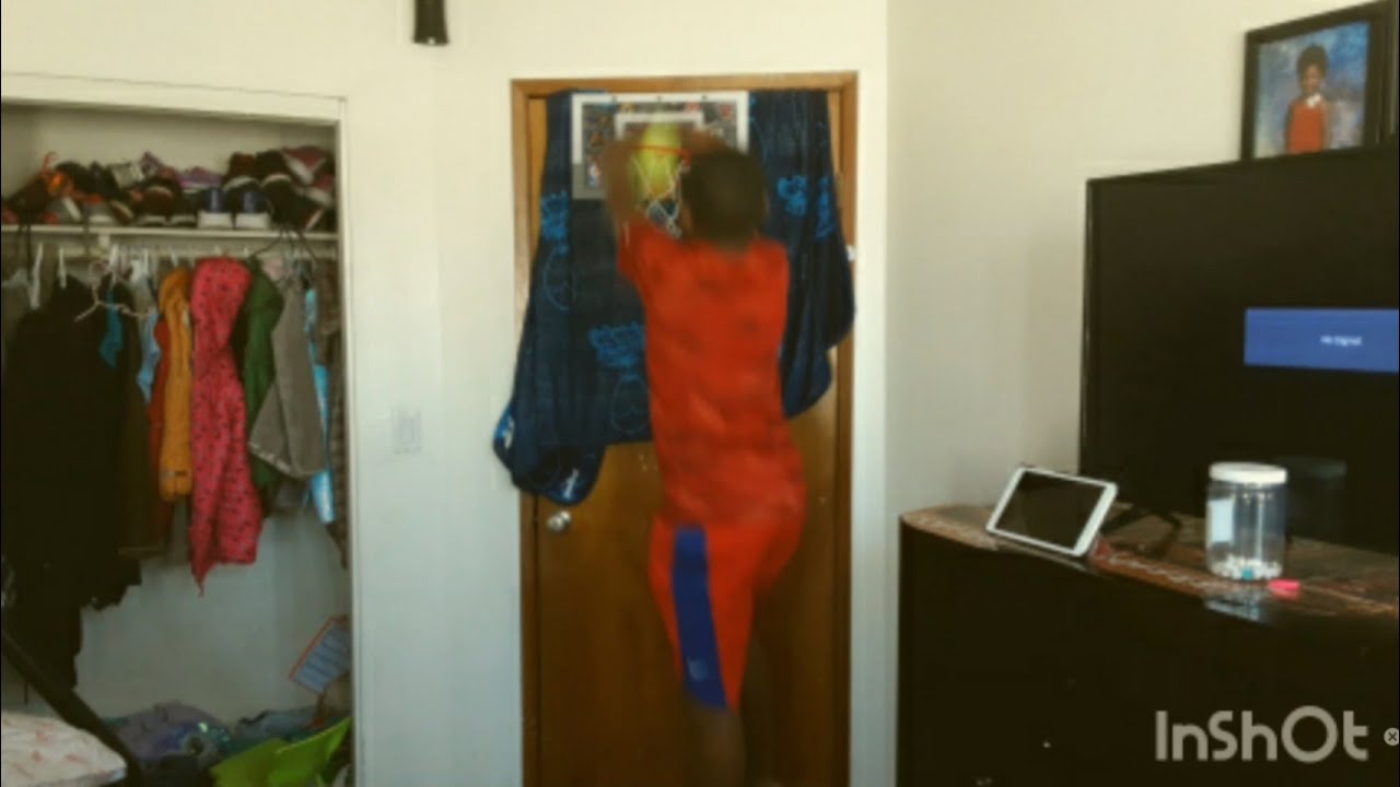 Spalding nba slam jam mini hoop review (shots layups and dunks) - YouTube