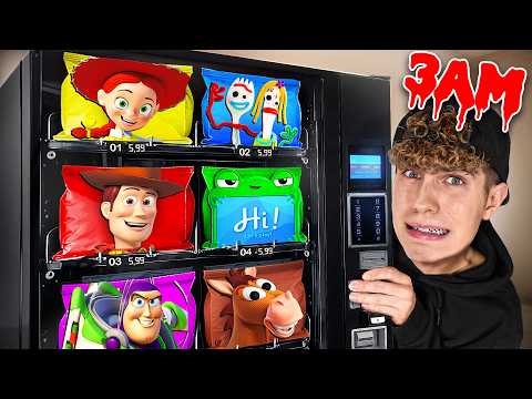 ÖFFNE NIEMALS TOY STORY 5 AUTOMAT MYSTERY BOXEN um 3 UHR!!