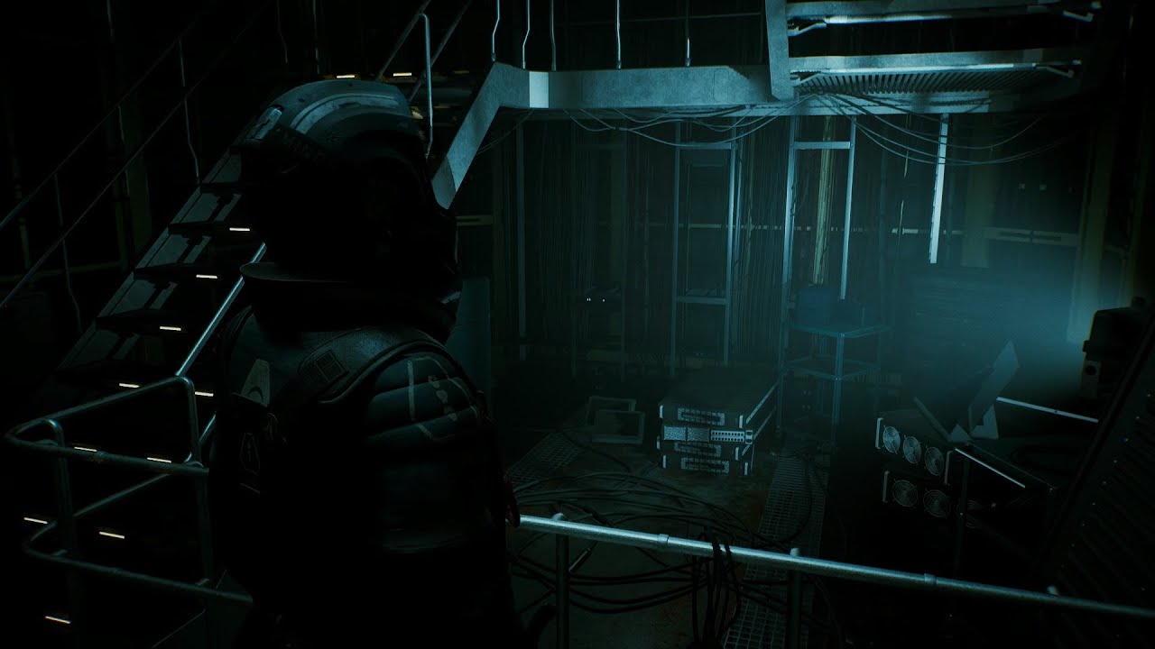 Fort Solis | Ambience | Mining Base, Stairwell - YouTube