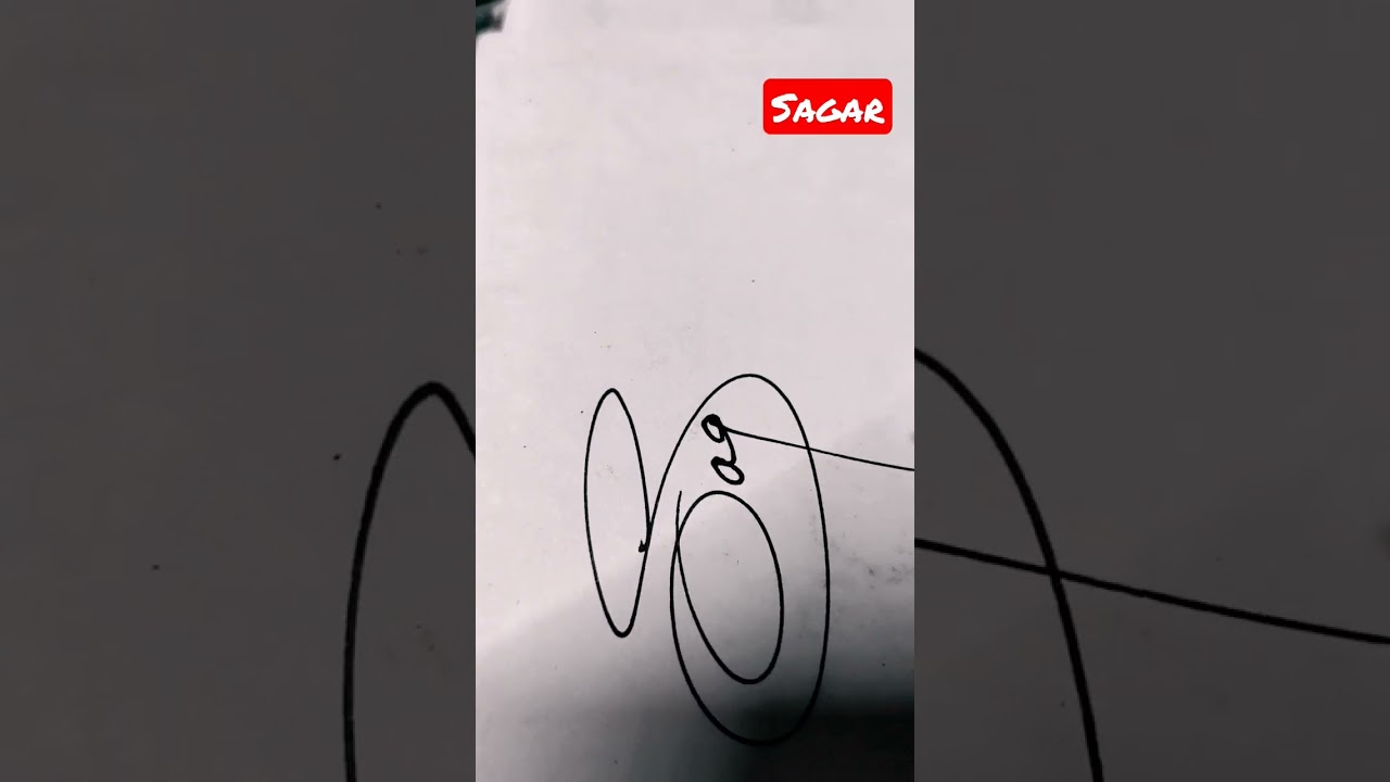 Name : Sagar Signature Style ️ Mention your name 💌 #youtubeshorts # ...
