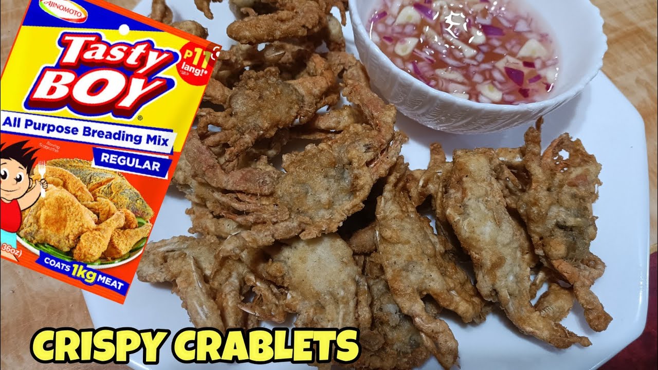 Wow! Yummy Crispy Crablets using Tasty Boy Breading Mix | Simple and ...